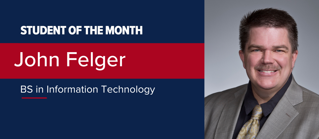John Felger: Inspiring Student of the Month at UAGC