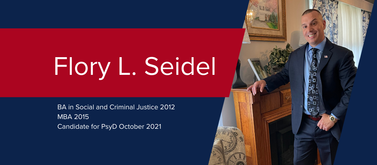 Flory L. Seidel Overcomes Accident to Earn Graduate Degrees