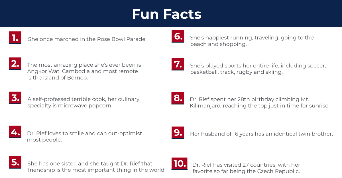 June 2020 Faculty Month Dr. Allison Rief: Exclusive Q&A