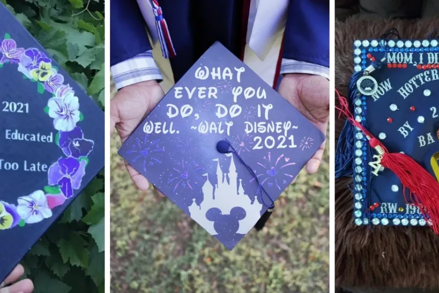 21 Inspirational Cap Decorating Ideas to Get You Ready for Virtual ...